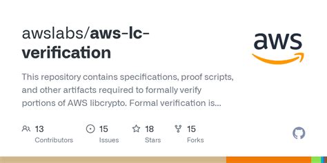Github Awslabsaws Lc Verification This Repository Contains