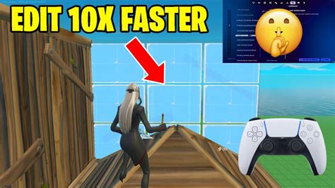 How To Edit Faster On Controller Best Controller Settings Tutorial