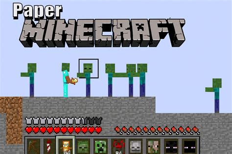 Paper Minecraft V113 Minecraft 2d On Scratch