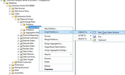 Create And Delete Multiple Ssas Partitions Bimssql