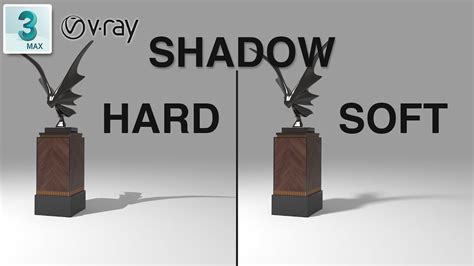 3ds max vray 5 create soft shadow and hard shadow using v ray in 3ds max youtube