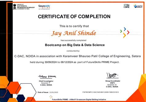 datascience bigdata ai machinelearning futureskills cdac… jay