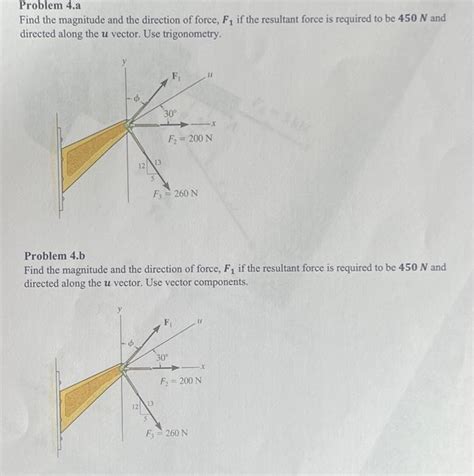 Solved Problem 4 A Find The Magnitude And The Direction Of Chegg Com