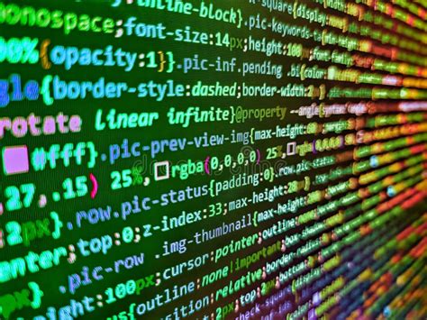 Object Oriented Programming Code Stock Photos Free Royalty Free