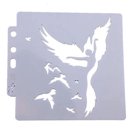 Scrapbooking Punches Craft Supplies And Tools Punching Stencil Pregeschablone Bird Pe
