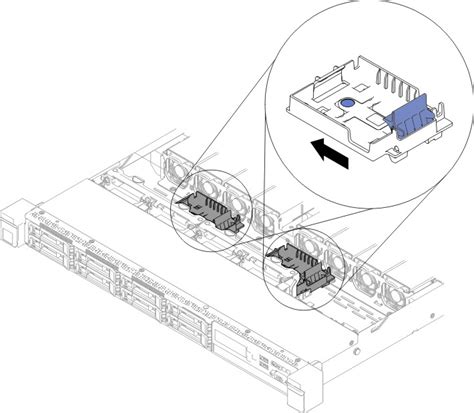 replacing a raid adapter battery or flash power module holder system