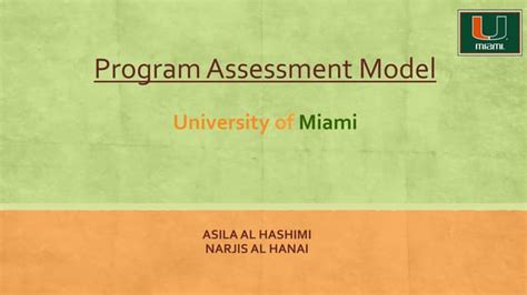 Program Assessment Pptx