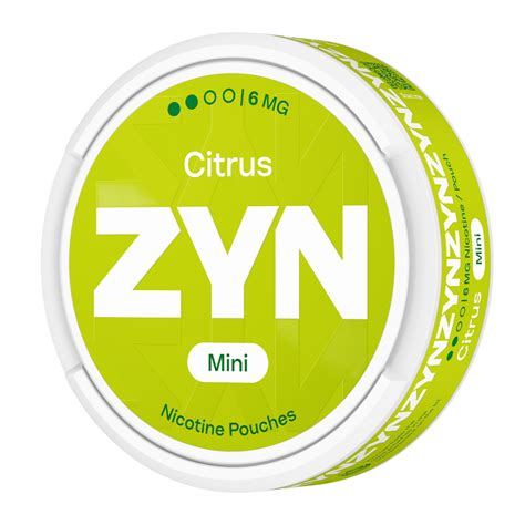 Buy Zyn Citrus Mini Can Strong Nicotine Pouches Iqos Uk
