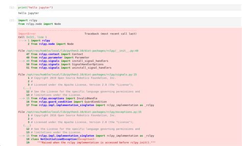 Jupyter 无法使用 rclpy ROS2 鱼香ROS