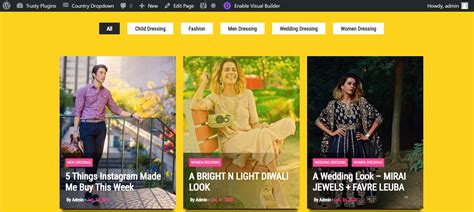 Category Ajax Filter Wordpress Plugin