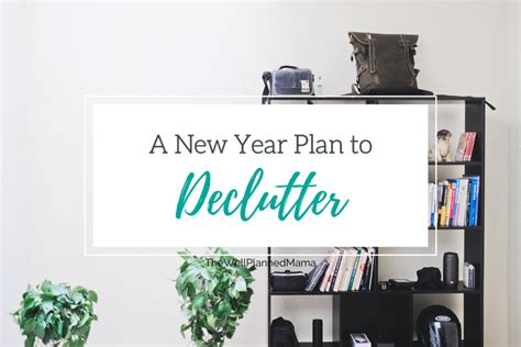 The New Year Declutter Challenge Well Planned Paper