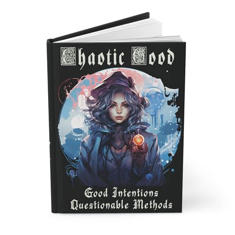 Dnd Custom Journal Chaotic Good Character Alignment Campaign Journal