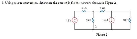 Solved 3 Using Source Conversion Determine The Current Io