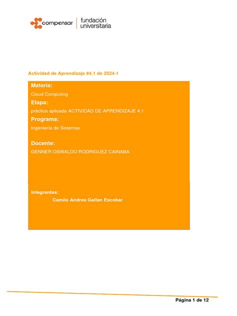 Camilogaitan Actividad 4 1 Cloud Computing Transferencia Pdf