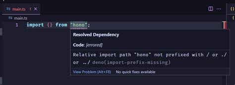Imports In Deno Json Is Not Working At All · Issue 828 · Denoland Vscode Deno · Github