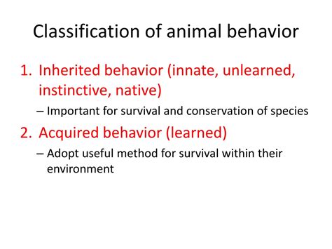 Ppt An Introduction To Animal Behavior Powerpoint Presentation Free