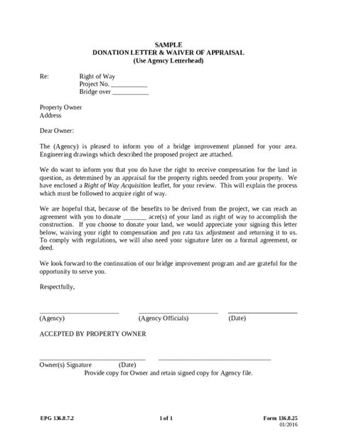 Free Request For Donation Letter Template Epg Modot Doc Template Pdffiller