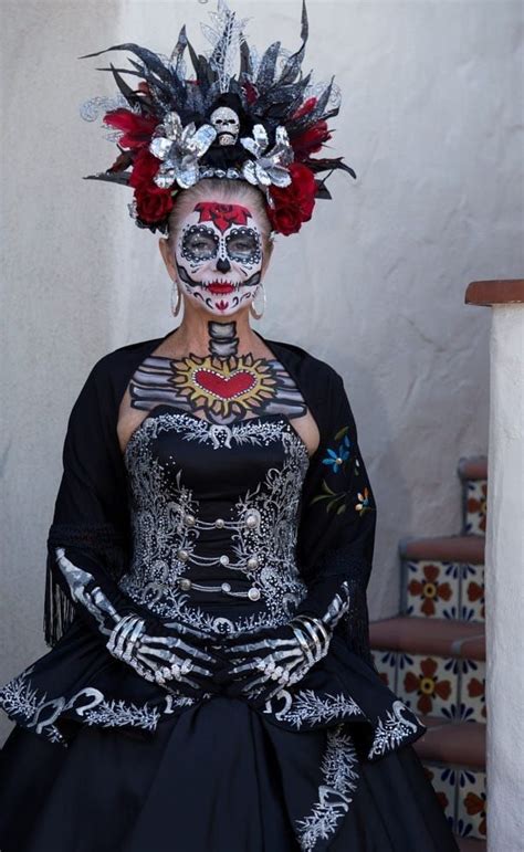 Cute Sugar Skull Halloween Costume