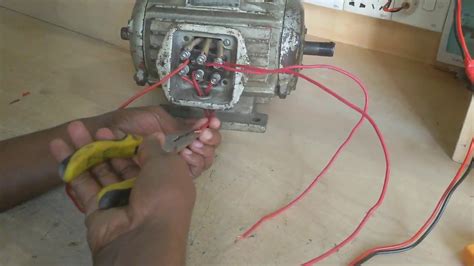 How To Test Three Phase Motor By Single Phase Supply In English YouTube