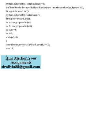 Accepts Number And Base And Returns Result In Integerimport Jav Pdf