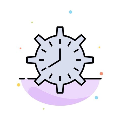 Clock Deadline Time Timepiece Timing Watch Work Abstract Flat Color Icon Template 14859352