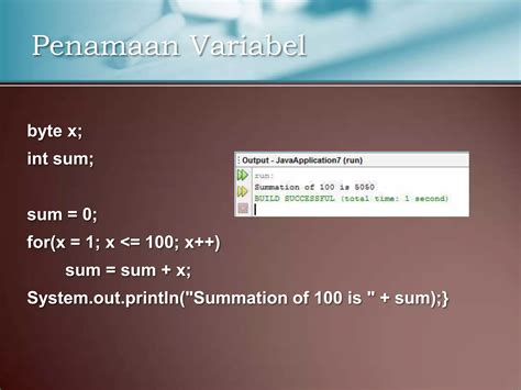 materi tipe data dan variabel pptx