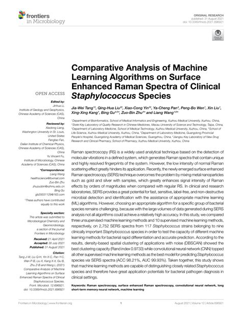 Pdf Comparative Analysis Of Machine Learning Algorithms On Surface