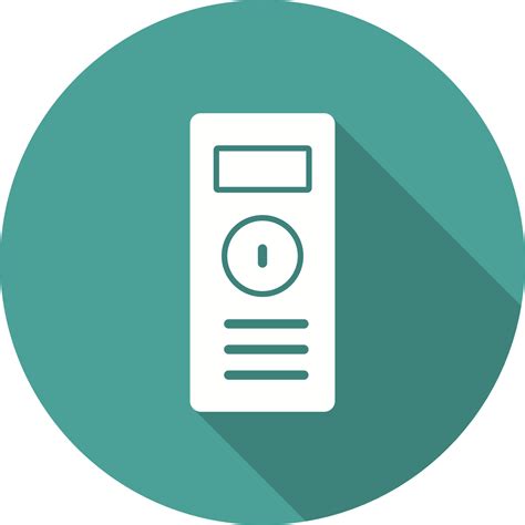 Computer Tower Vector Icon Vector Art At Vecteezy
