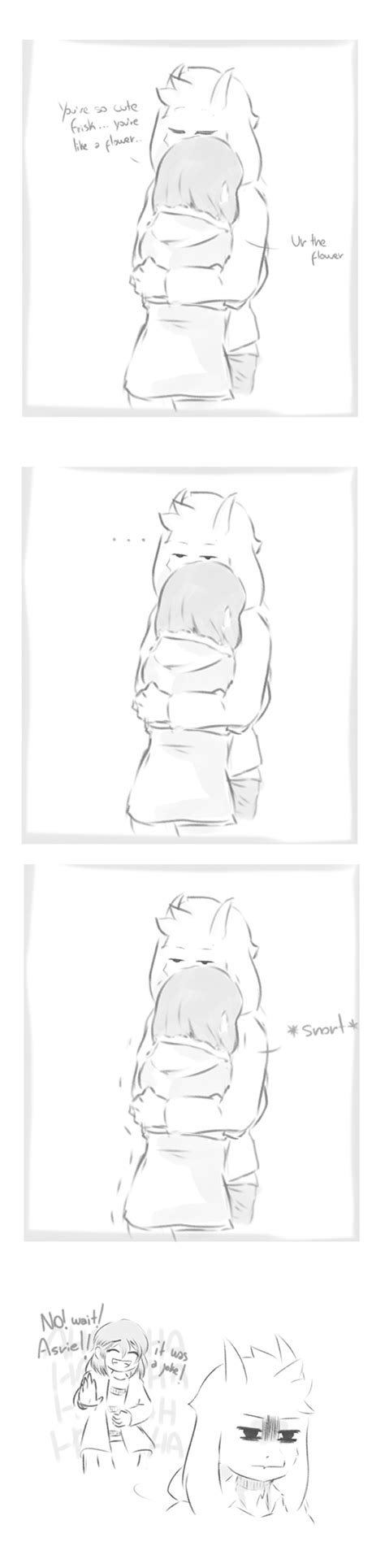 Frisk And Asriel Dreemurr Undertale Drawn By Caribun Danbooru