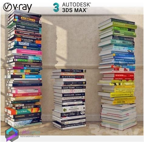دانلود مدل سه بعدی کتاب 05 3dsmax Vray کتاب و مجله مدل داخلی