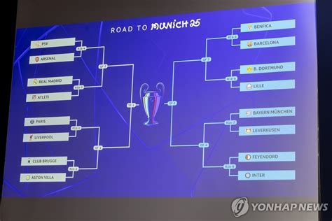Ucl 16강 대진psg 이강인은 리버풀·뮌헨 김민재는 레버쿠젠 연합뉴스