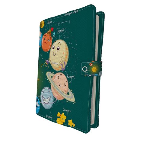 Pkqwtm Solar System Book Cover Book Protector Book Sleeve Book Pouch