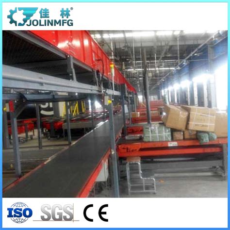 Automated Parcel Sorting Machine Warehouse Scanner Sorter Belt Conveyor