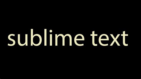 Sublime Text 3 Первоначальная настройка Youtube