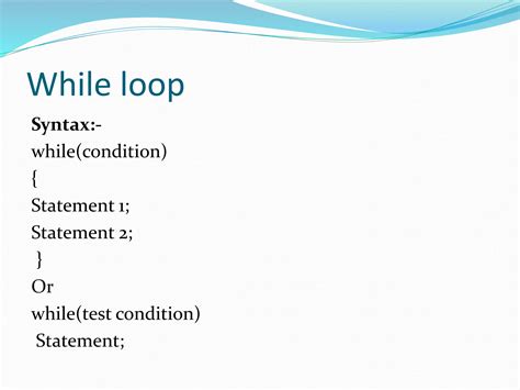 control statement in c pptx