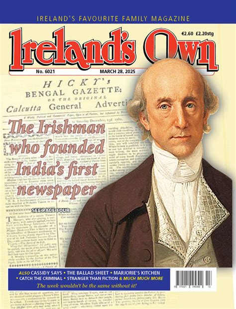 The Irishman Who Founded Indias First Newspaper Irelands Own