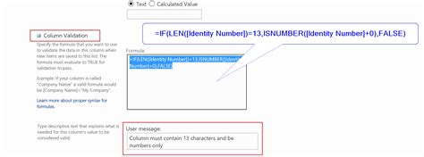Day 290 Sharepoint Column Validations On Id Numbers Tracy Van Der