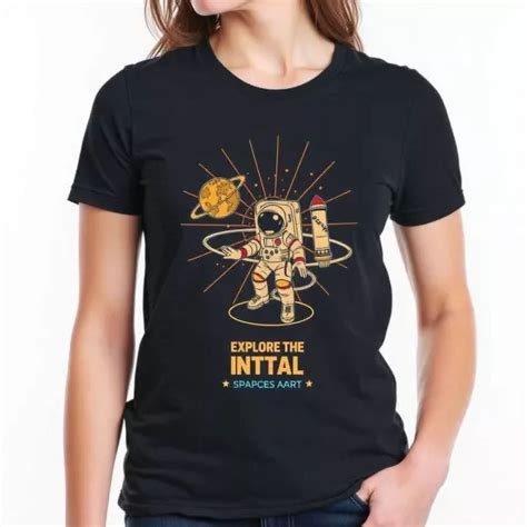 Gildan Vintage Graphic T Shirt Explore The Infinite Spaces Art