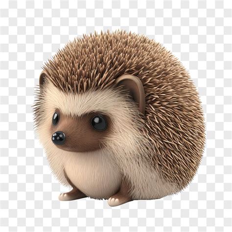 Chiot Hérisson Mignon Psd Premium