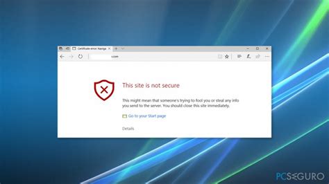 ¿cómo Solucionar El Pop Up „this Site Is Not Secure“ Con El Código De Error Dlgflagsseccert