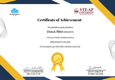 Nikhil Tanneeru On Linkedin Nextgencloudclub Webdevelopment Teamleadership Vitapuniversity