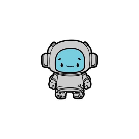 Cute Simple Robot473243regular Cut