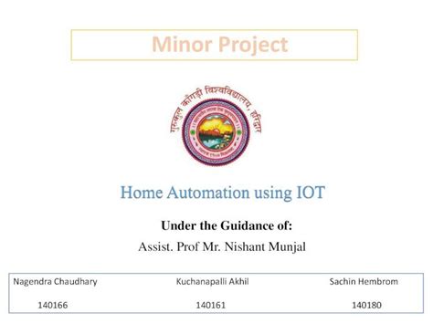 Pdf Home Automation Using Internet Of Things Iot Project Dokumen Tips