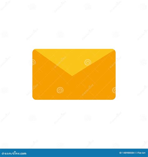 Mail Email User Interface Flat Color Icon Vector Icon Banner
