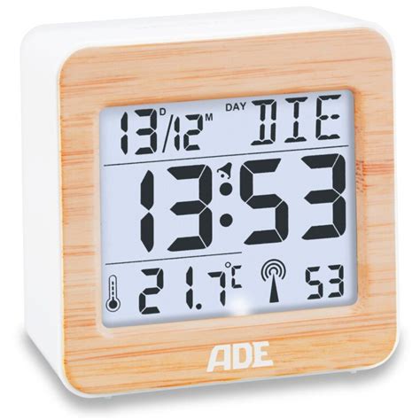 Radio Controlled Alarm Clock Ade Ck1941 Ade Home