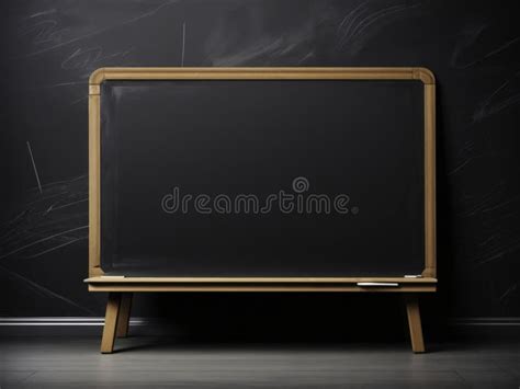 Minimalist Blackboard For Text Overlay Background Generative By Ai Stock Illustration