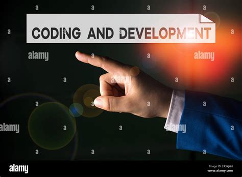 Writing Note Showing Coding And Development Business Concept For Programming Building Simple