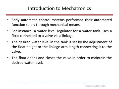 Introduction To Mechatronics Pdf