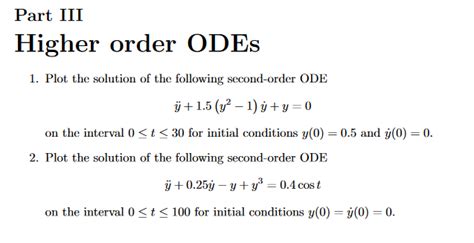 Please Type The Matlab Ode45 Program So To Test It My
