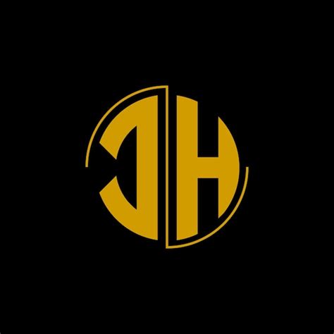 Premium Vector Letter Circle Logo Design Ch